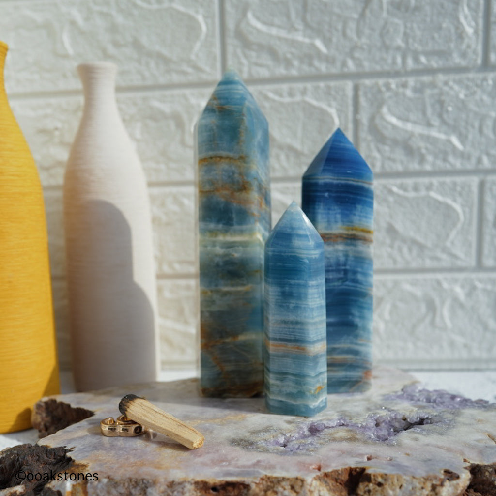 Argentine Blue Banded Calcite Generator – OOAKSTONES